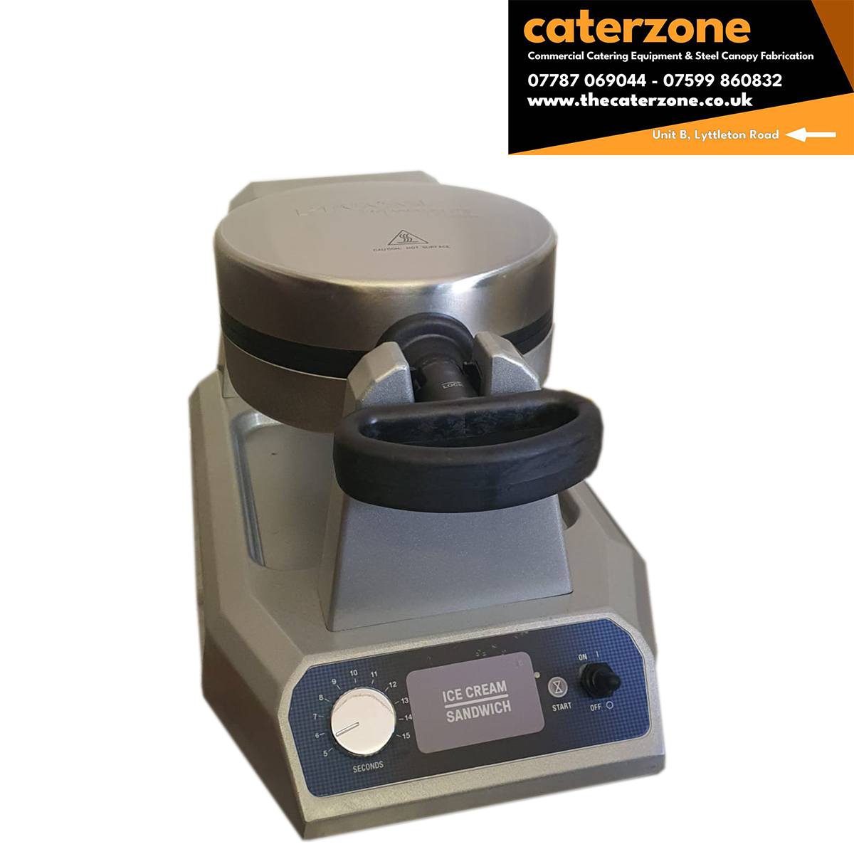 Waring Commercial Gelato Panini Press Ice Cream Sandwich - B Grade – Caterzone