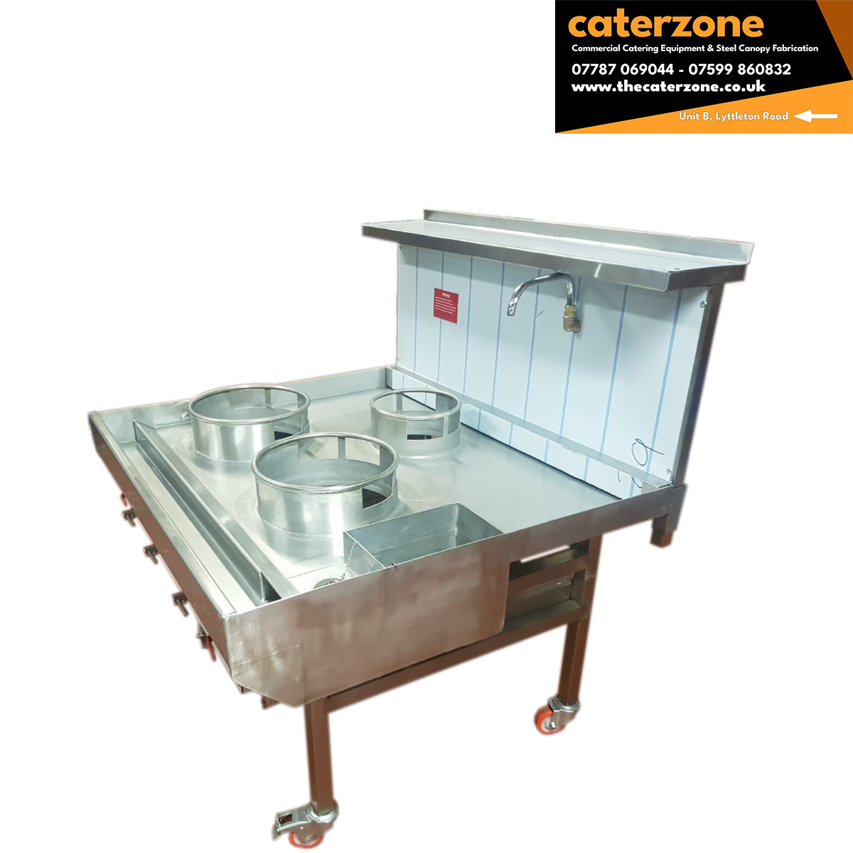 Chinese Wok Cooker 3 Burner 2+1 Chinese/ Thai Commercial Gas Cooker ...