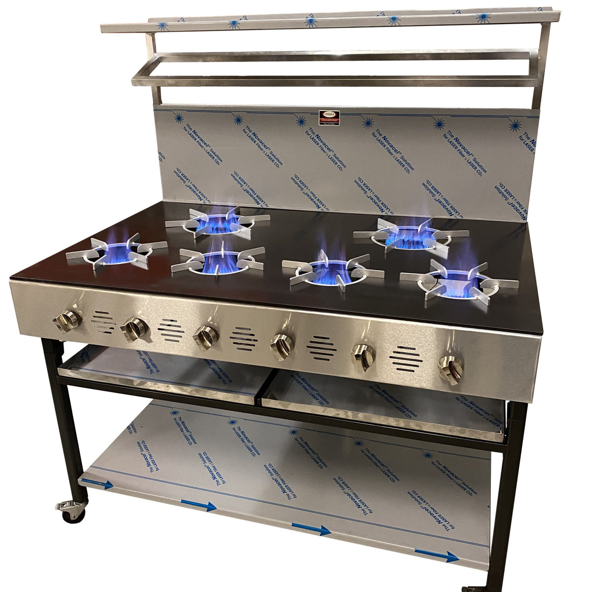 6 Burner Commercial Gas Cooker – Caterzone