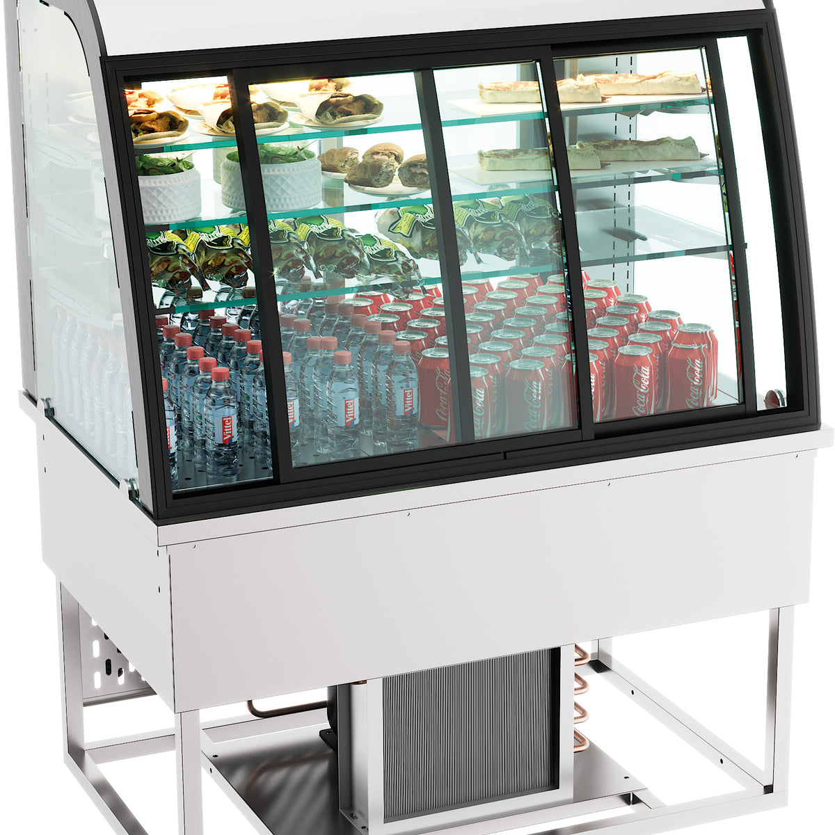 Combisteel Drop In Refrigerated Display 200 L Sliding Doors – Caterzone