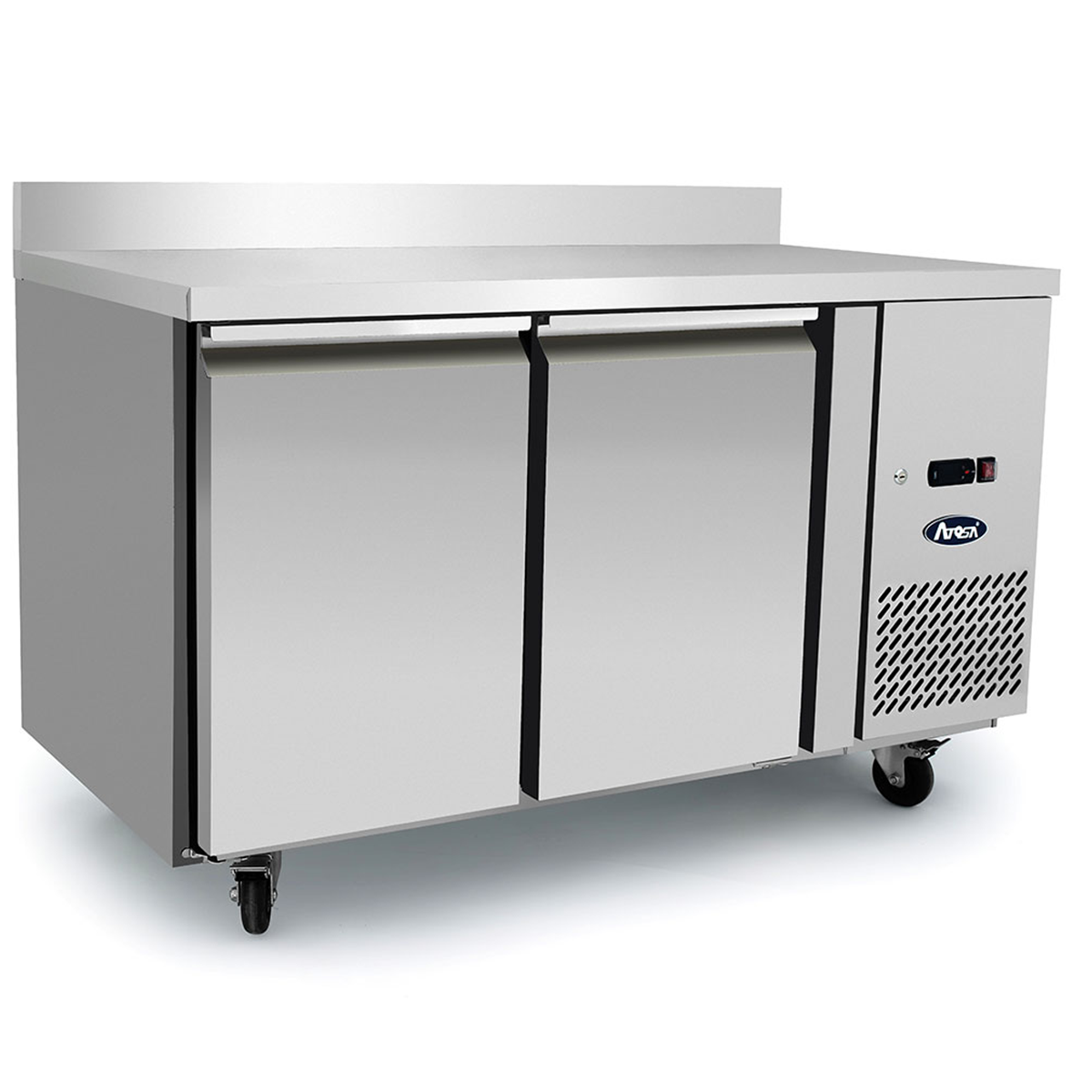 2 Door Counter Freezer – with 100mm Splash Back – Caterzone