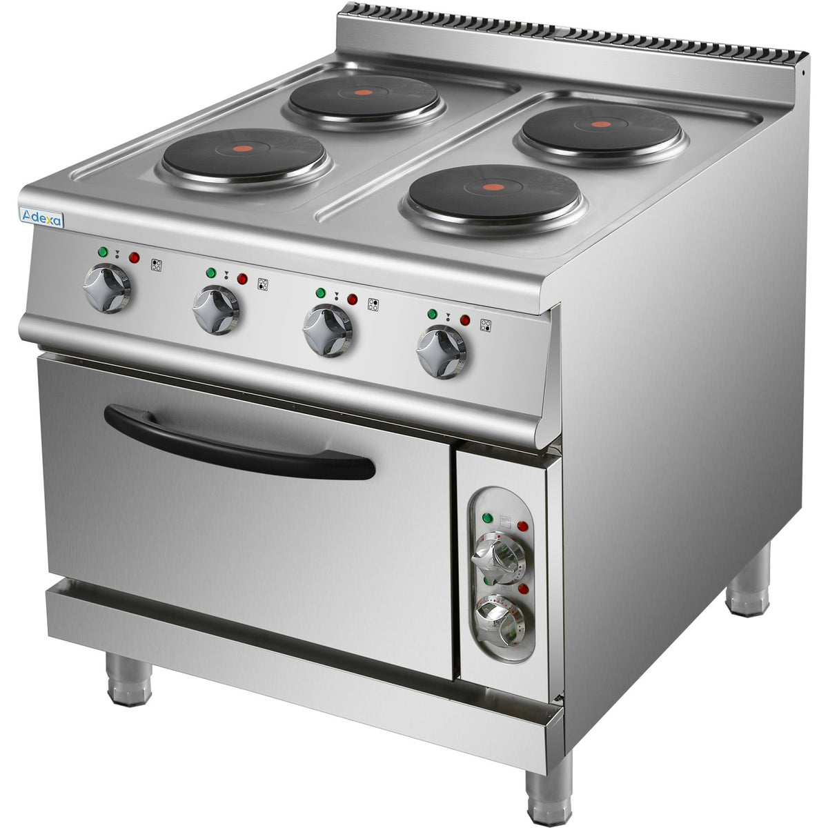 Commercial Electric Cooker 4 Burners With Electric Oven 10.4k W+4.8k W ...