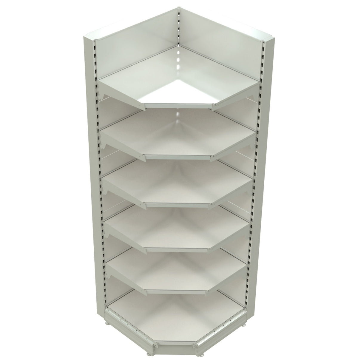 Retail Wall Shelving Corner Unit White | Nsreu11 Whitecorner – Caterzone