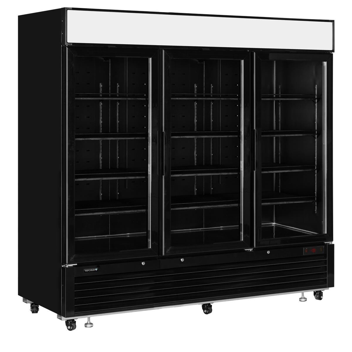 Glass Door Display Freezer - LGF7500 Black – Caterzone
