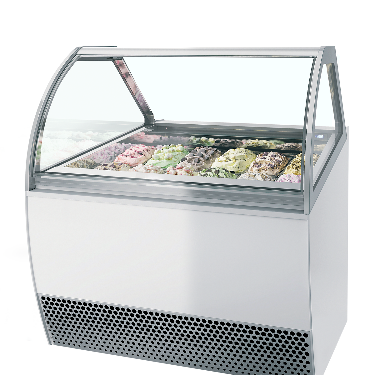 ISA - Ventilated Scoop Ice Cream Display - MILLENNIUM LX12 – Caterzone