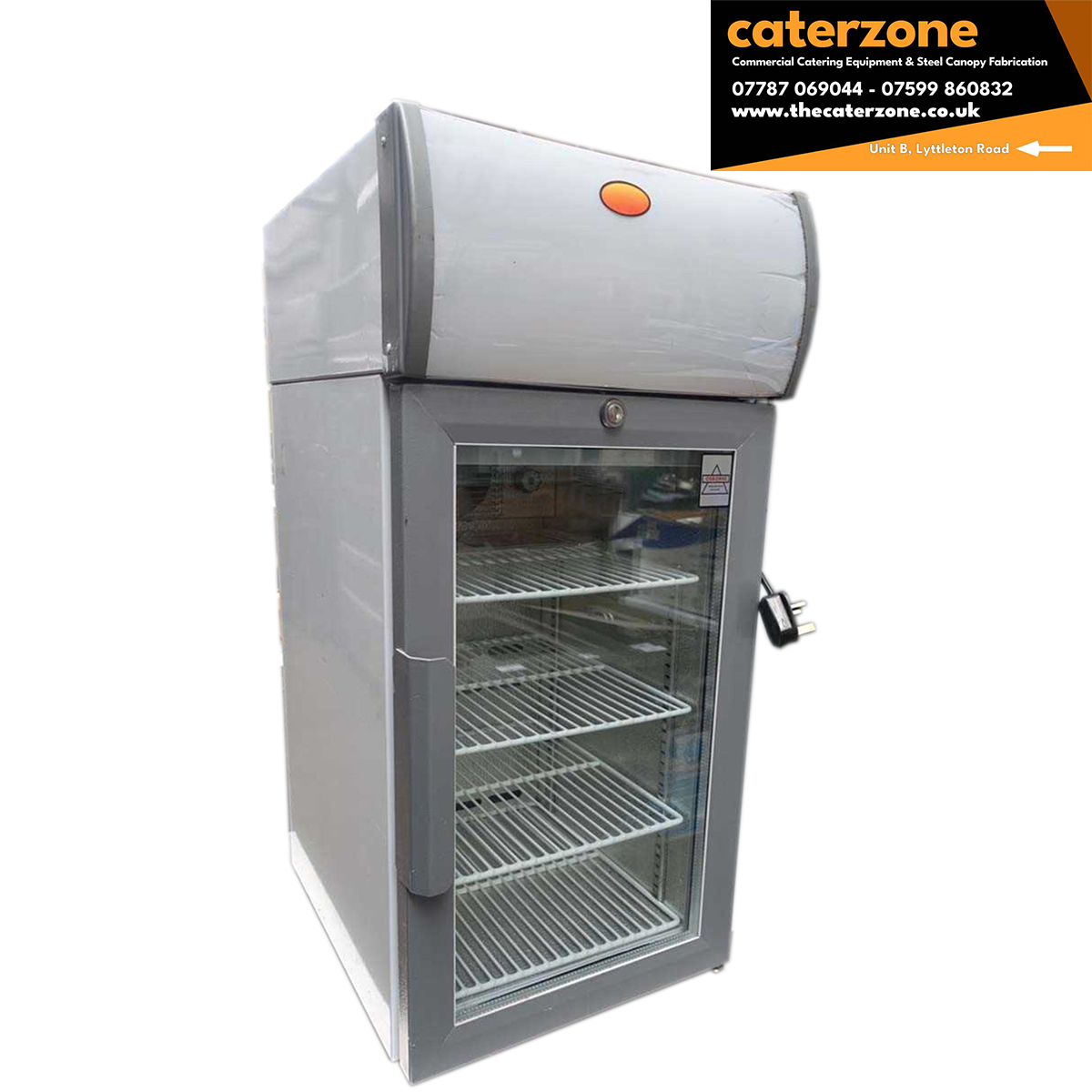 Single door display fridge 37cm - Refurbished – Caterzone