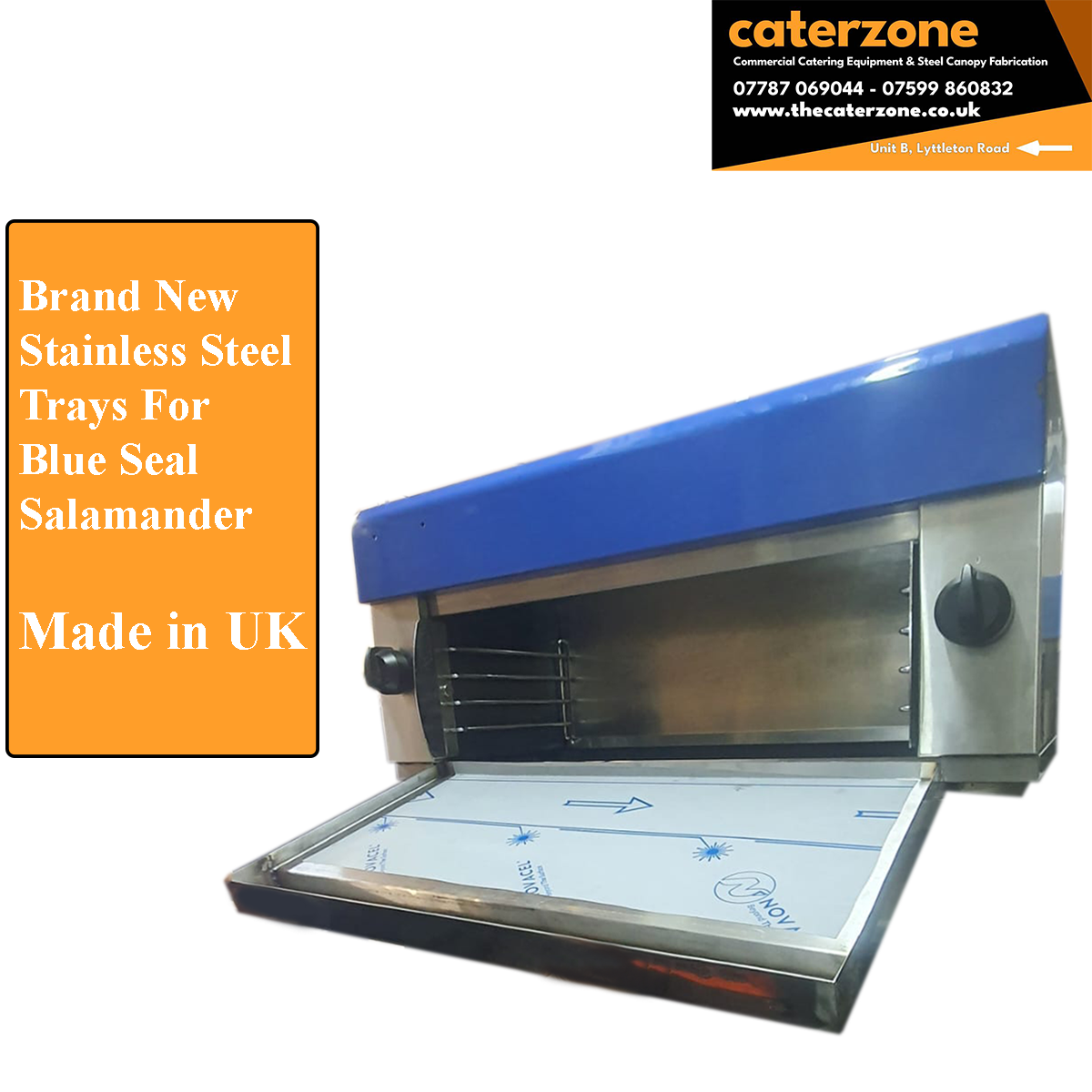 Drip Tray Trough Tray for Blue Seal Salamander Grill 227950 – Caterzone