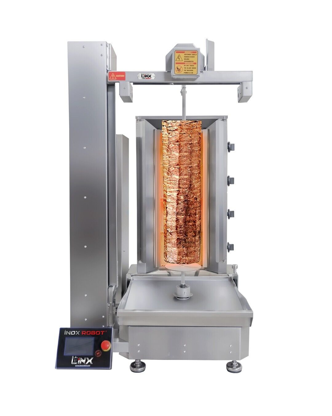 Robot Doner Kebab Machine 4 Burner up to 40KG Automatic Shawarma Robot ...